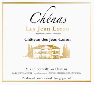 Drink Label: Chénas Les Jean Loron (Maison Jean Loron, FranceCol:FR ...