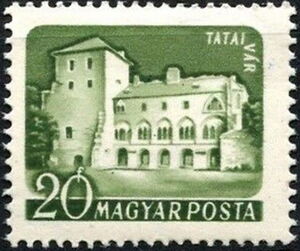 Stamp: Tata (Hungary(Castles (1960-64) I.) Mi:HU 1651A,Sn:HU 1283,Yt:HU ...