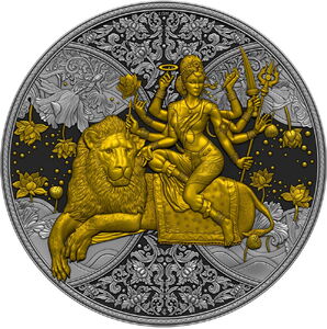 Coin: 2,000 CFA Francs (Durga I the divine mother in the Hindu religion ...