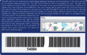 Gift Card: Logo (Swarovski, United Kingdom of Great Britain & Northern ...