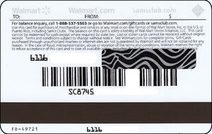Gift Card: Man Card (Walmart, United States of America(Walmart) Col:US ...