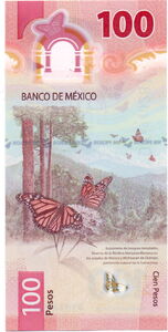 Banknote: 100 Pesos (Mexico(2017-2022 "Historical Identity and Natural ...