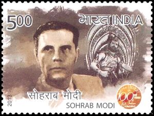 Stamp: Sohrab Modi (1897-1984) (India(100 Years of Indian Cinema) Mi:IN ...