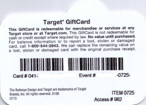 Gift Card: Girl Pink (Target, United States of America(Various designs ...