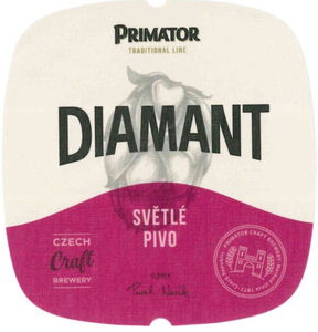 Drink Label: Primator Diamant (Pivovar Primátor Náchod, Czech ...