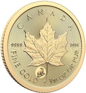 コイン: 5 Dollars (Gold Maple Leaf First Strikes: Polar Bear Privy Mark ...