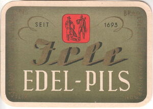 Drink Label: Irle Edel-Pils (Brauerei Irle Kaan, Marienborn, Germany ...