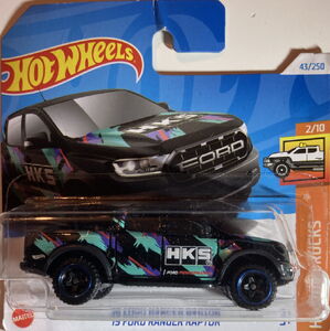 Die-Cast Model: Ford Ranger Raptor (2019) (Malaysia(HW Hot Trucks) Col ...