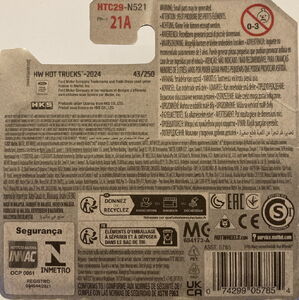 Die-Cast Model: Ford Ranger Raptor (2019) (Malaysia(HW Hot Trucks) Col ...