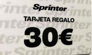 Tarjeta Regalo: Sprinter (Sprinter, España(Sprinter) Col:ES-Sprinter-001