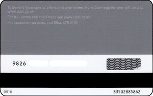 Gift Card: Zizzi on gray (Zizzi Ristorante, United Kingdom of Great ...