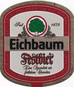 Drink Label: Eichbaum Festbier (Privatbrauerei Eichbaum GmbH & Co. KG ...