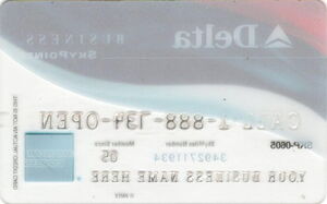 Bank Card: Amex Delta SkyPoints Business transparent (American Express ...