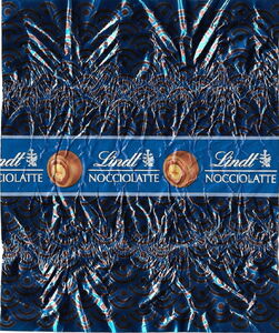 Chocolate Wrapper: Lindt Nocciolatte (Lindt & Sprüngli SAS, FranceCol ...