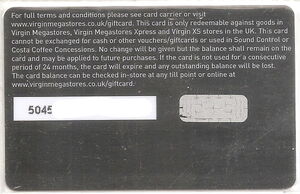 Gift Card: CSI - Crime Scene Investigation (Virgin, United Kingdom of ...