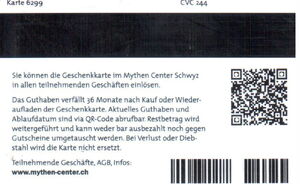 Gift Card: Christmas Bear (Mythen Center, Switzerland(Christmas) Col:CH ...