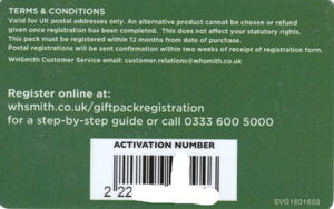 Gift Card: Your choice of History (WHSmith, United Kingdom of Great ...