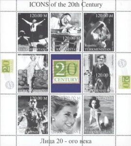Stamp: Icons of the 20th Century (Turkmenistan: Illegal Stamps(Icons of ...