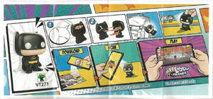 Meal Toy: Batman (Kinder Surprise, Europe(Joy - Funko DC Heroes) Col:VT271