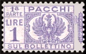 Stamp: Parcel Post - Fasces - 1st part (Italy(Parcel Post 1927-39) Mi ...