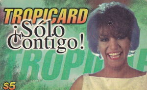 Tarjeta Telefónica: Tropicard - Sólo contígo! 5$ (Codetel, República Dominicana(Tropicard) Col ...