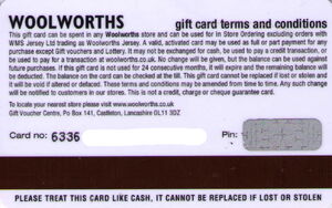 Gift Card: Cds Game Dvds (Woolworths, United Kingdom of Great Britain ...