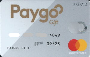 Gift Card: Paygoo Gift PREPAID (Paygoo Gift, Sweden(Money) Col:S-Pyg-002