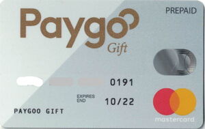 Gift Card: Paygoo Prepaid (Paygoo Gift, Sweden(Money) Col:S-Pyg-003