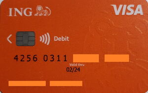Bank Card: Ing Orange (ING Bank, RomaniaCol:RO-VI-0220