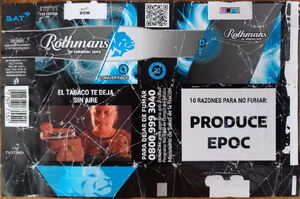 Sigaretten pakje: Rothmans Convertible (León Azul) (Argentinië(Rothmans ...