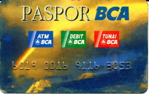 Bank Card: Paspor BCA (Bank Central Asia, IndonesiaCol:ID-MS-0026