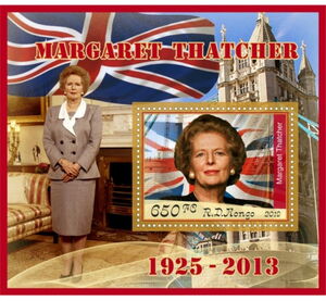Stamp: Margaret Thatcher (Congo, Dem. Rep. (Kinshasa): Illegal Stamps ...