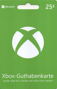 Geschenkkarte: Guthabenkarte (Xbox, Deutschland, Bundesrepublik(Xbox ...