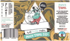 Drink Label: Papa's Tripel (Brouwerij 't Meuleneind, NetherlandsCol:NL ...