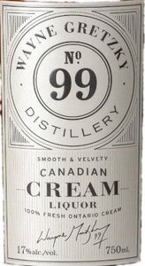 Drink Label: Wayne Gretzky No 99 Canadian Cream (Wayne Gretzky ...
