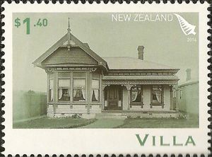 Stamp: Villa (New Zealand(Construction of a Nation) Mi:NZ 3095,Yt:NZ ...