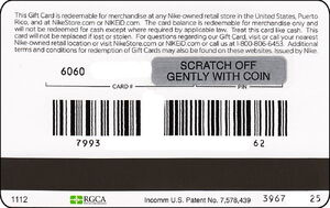 Gift Card: Nike.com (Nike, United States of America(Logo) Col:US-Nike ...