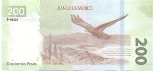 Banknote: 200 Pesos (Mexico(2017-2023 "Historical Identity and Natural ...
