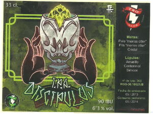 Drink Label: Discipulus Ipa (Cervesera Del Bergueda, SpainCol:ES-BEER ...