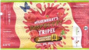 Drink Label: Wilgenhart's Raspberry Tripel (Brouwerij 't Meuleneind ...