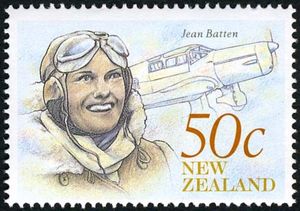 Stamp: Jean Batten (New Zealand(New Zealand Heritage (5th issue). The ...