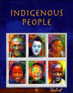 Selo: Indigenous People (Nações Unidas - Escritório em Nova Iorque ...