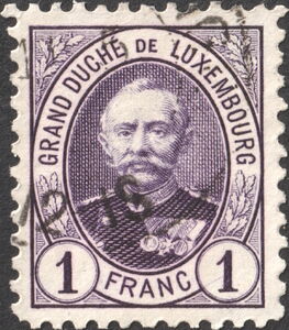 Stamp: Grand Duke Adolf (Luxembourg(Grand Duke Adolf) Mi:LU 64D