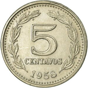 Coin: 5 Centavos (Argentina(1957~1969 - Moneda Nacional 4th circulation ...