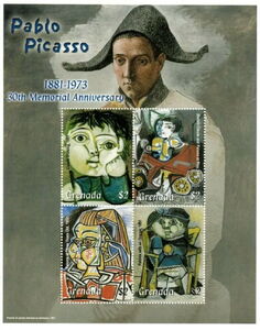 Stamp: 30th Death Anniversary of Pablo Picasso (1881-1973) (Grenada(30th Death Anniversary of ...