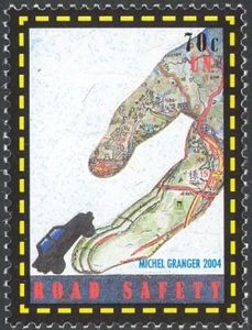 Stamp: Road Safety (UNO New York(World Health Day - Road Safety) Mi:NT ...