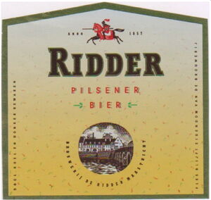 Drink Label: Ridder Pilsener Bier (Brouwerij De Ridder, NetherlandsCol ...