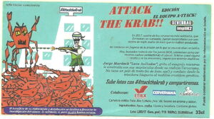 Drink Label: Attack the krab (Sevebrau, SpainCol:ES-BEER-004893