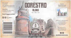 Drink Label: Dorestad Blond (Brouwerij Nederland, NetherlandsCol:NL ...