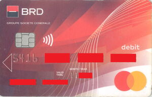 Bank Card: Brd Groupe Societe Generale debit (Brd Groupe Societe ...